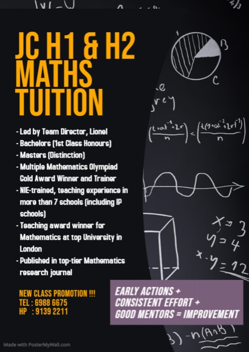 Copy of Online Video Math Tuition Flyer Template | PosterMyWall