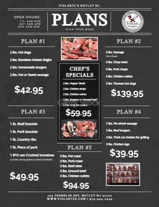 Food Menu Flyer Templates | PosterMyWall