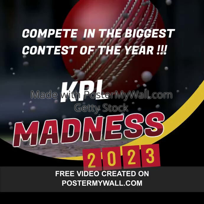Copy of Cricket Viewing Party Video Instagram Ad Template | PosterMyWall