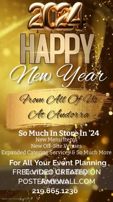 2024 new year greeting cards free online | PosterMyWall