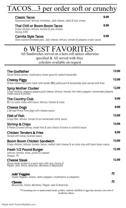 Copy of Copy of Menu | PosterMyWall