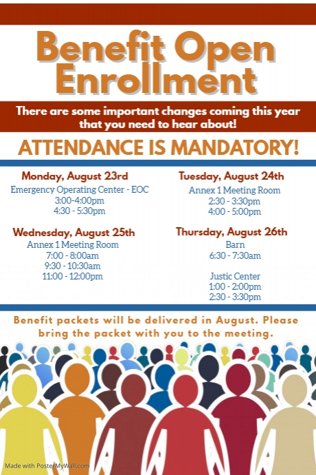 Open Enrollment | PosterMyWall
