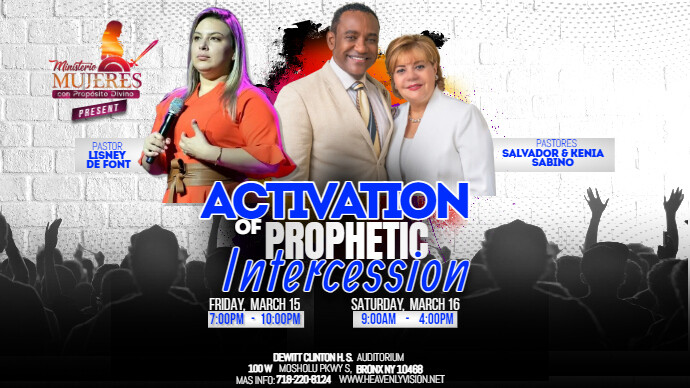 English Activación de intercesión Profetica (2) | PosterMyWall