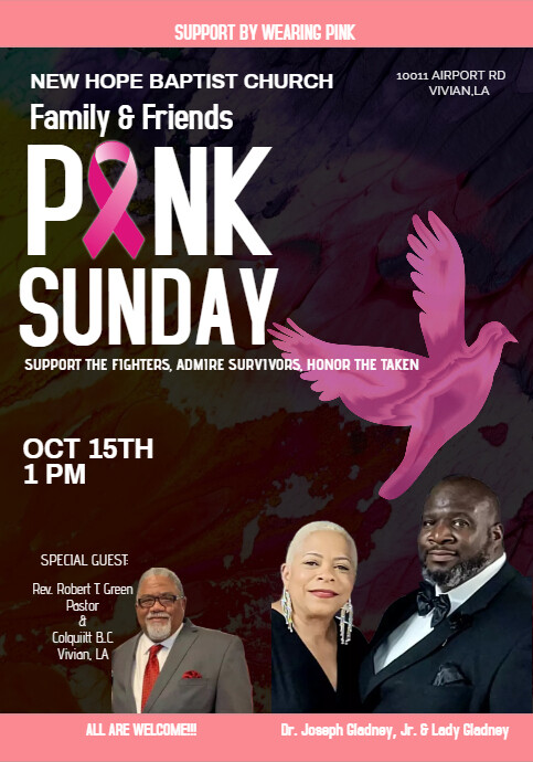 2023 Pink Out Sunday 3.5x5 (F) | PosterMyWall