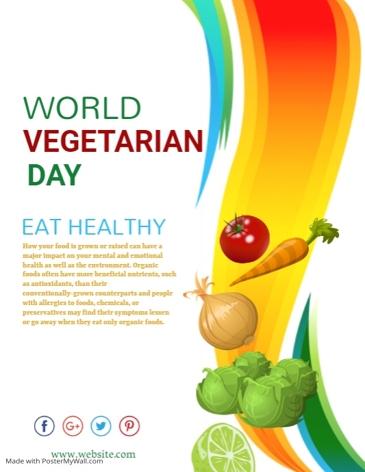 Copy of Salinan World vegetarian day,event | PosterMyWall