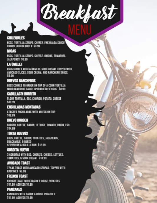 Breakfast Front | PosterMyWall