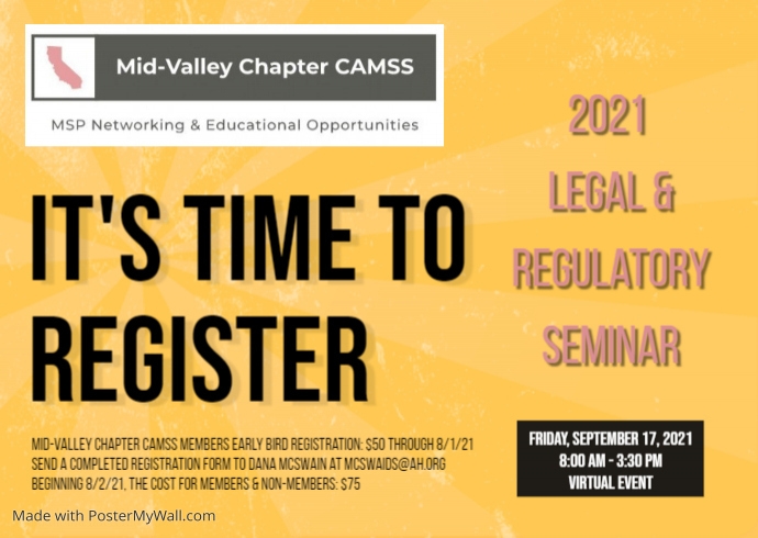 It's Time to Register Members 2021 | PosterMyWall