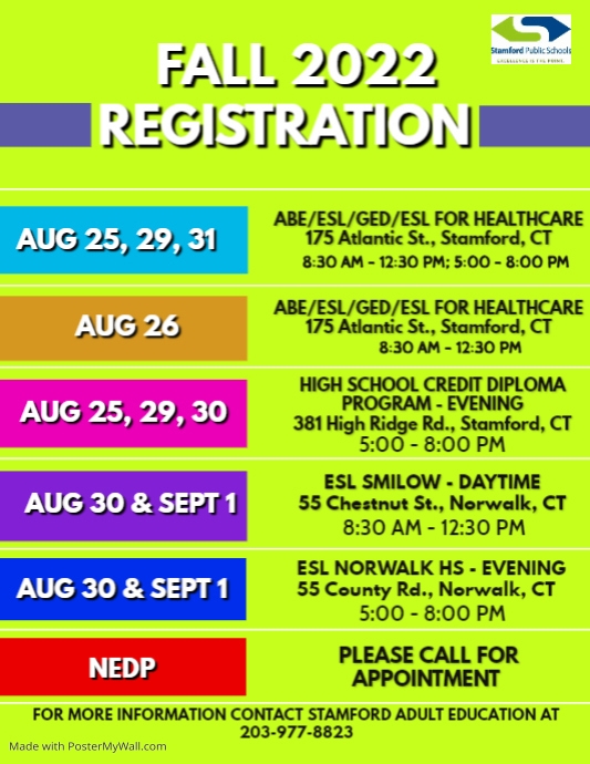 Copy of fall 22' registration | PosterMyWall