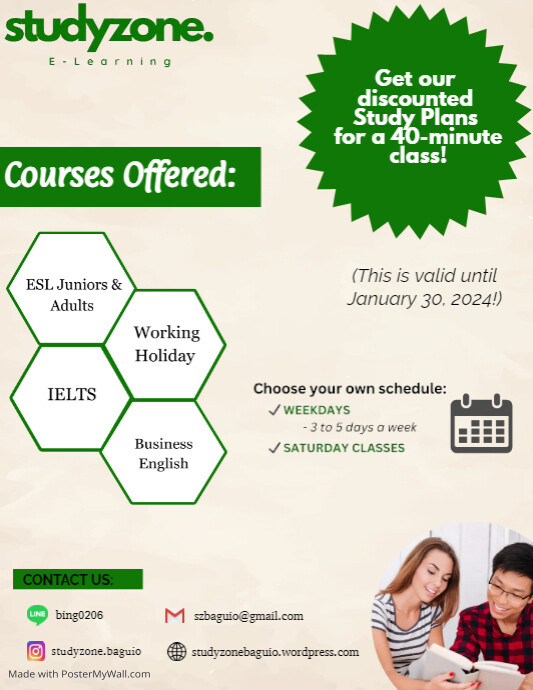 Copy of IELTS Online Course Ad (2) | PosterMyWall