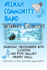 Winter Concert Flyer Template | PosterMyWall