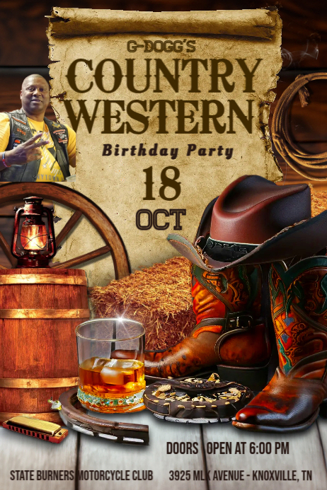 Country Night Flyer | PosterMyWall