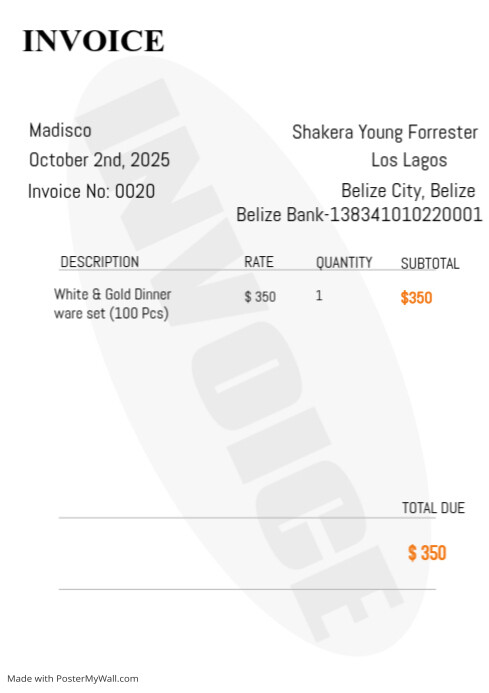 Copy of Invoice | PosterMyWall