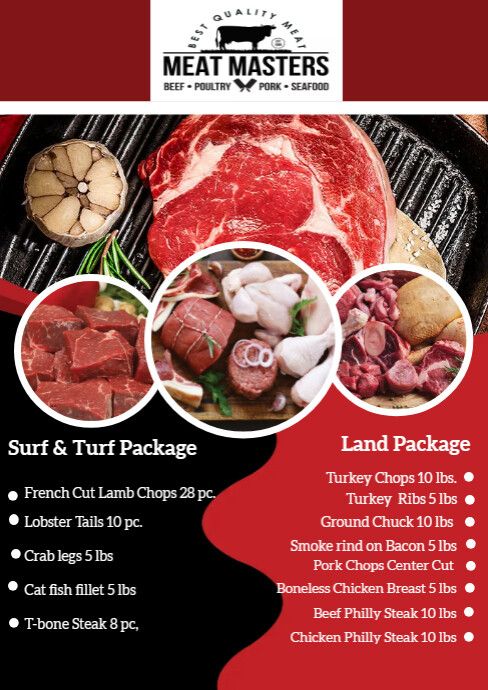 Meat Shop Flyer | PosterMyWall