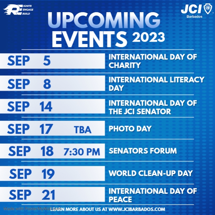 Upcoming events 2023 September | PosterMyWall