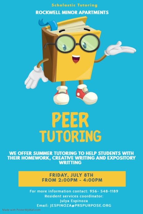 Copy of Tutoring Service Flyer Template | PosterMyWall