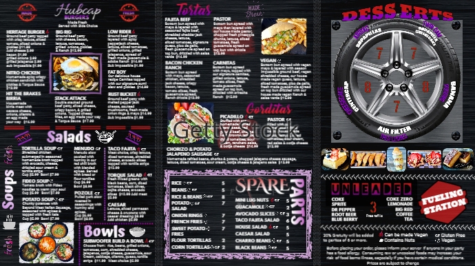 Torque Menu Back Final (1) | PosterMyWall