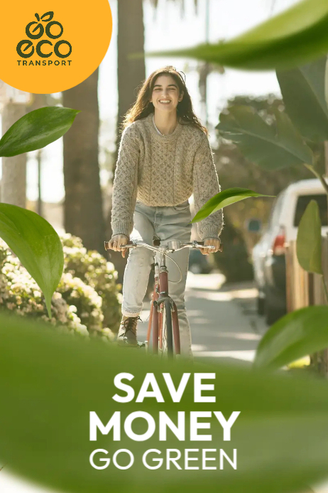 Eco Transport Poster Ad Template | PosterMyWall