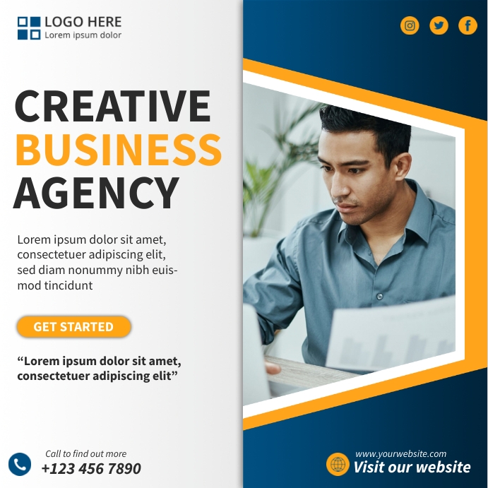 Ecommerce Square Ads Template | PosterMyWall