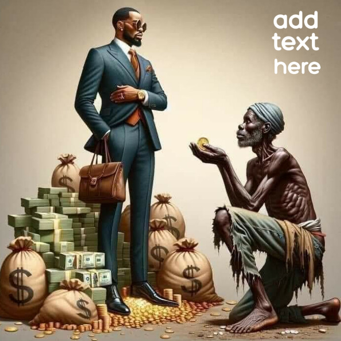 Plantilla de Economic Disparity Illustration | PosterMyWall