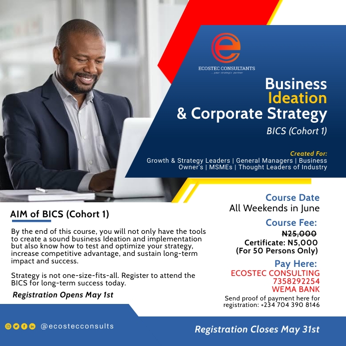 Ecostec BICS Template | PosterMyWall