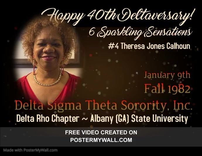 Happy Deltaversary Theresa | PosterMyWall