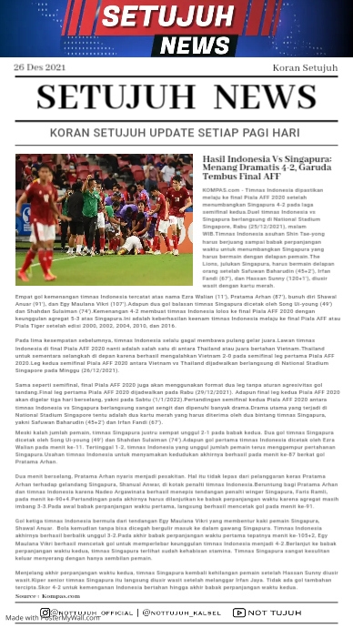 Salinan Conventional Newspaper Layout | PosterMyWall