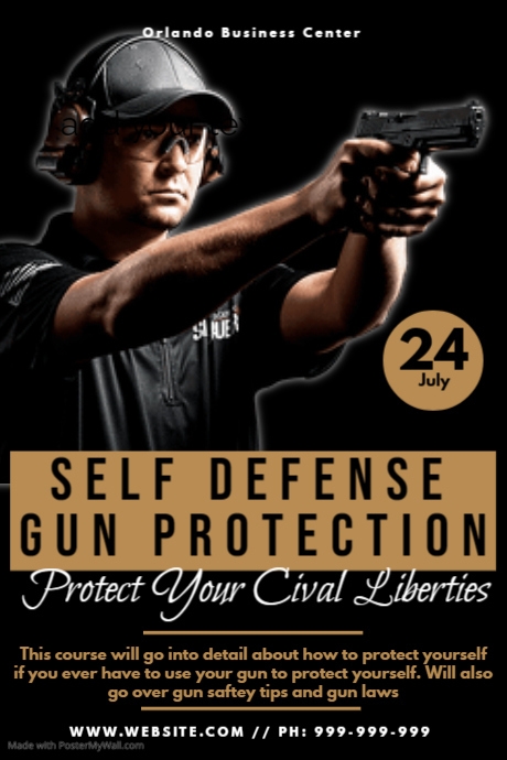 Firearms Safety Training Poster | PosterMyWall