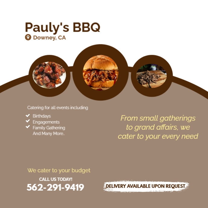 Catering Services Instagram Template | PosterMyWall