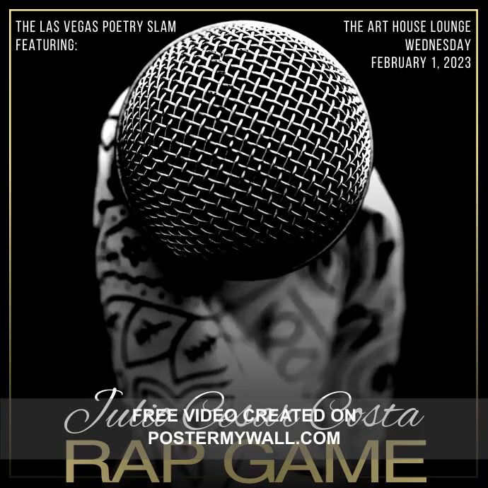 Rap Hip-Hop Black Video Mixtape Cover | PosterMyWall