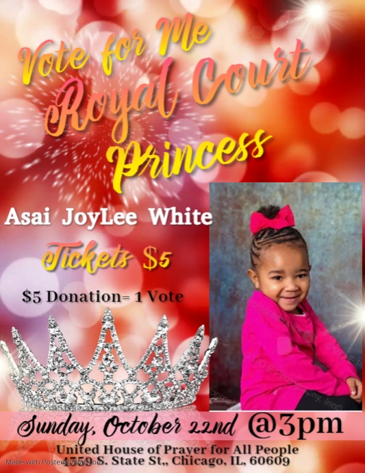 Beauty/Pageant Contest Flyer | PosterMyWall