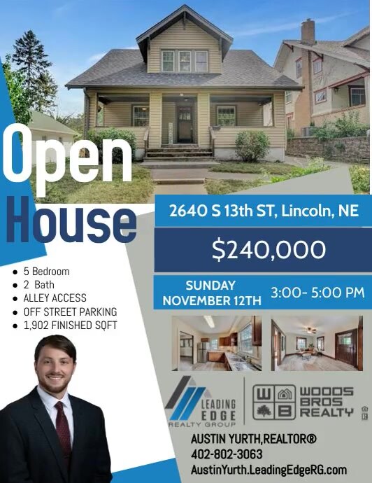 Real Estate Open House Flyer Template (13) | PosterMyWall