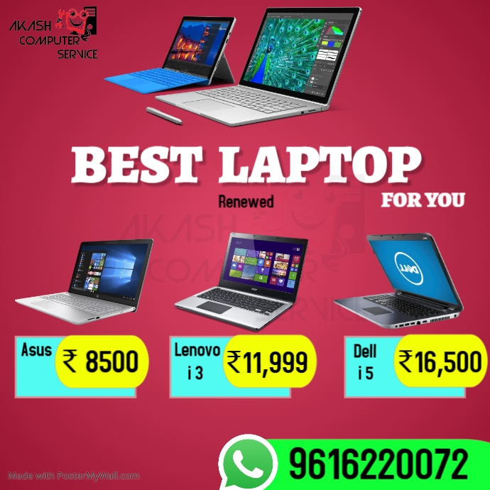 Laptop flyer | PosterMyWall