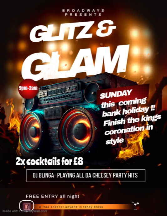 boom box sundays | PosterMyWall