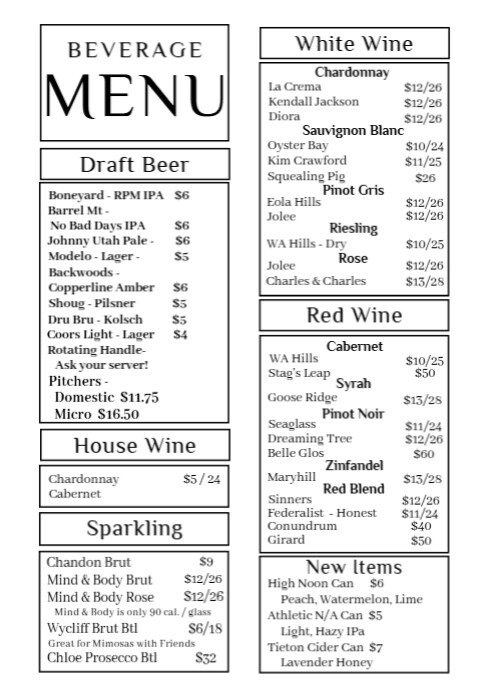 Food & Beverage Food Menu Template | PosterMyWall