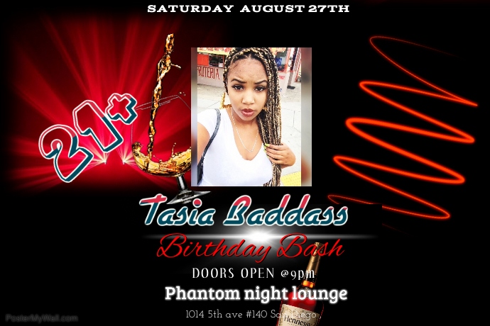 Copy of Tasia Baddass | PosterMyWall