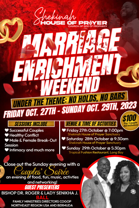 Copy of Marriage Enrichment Weekend | PosterMyWall