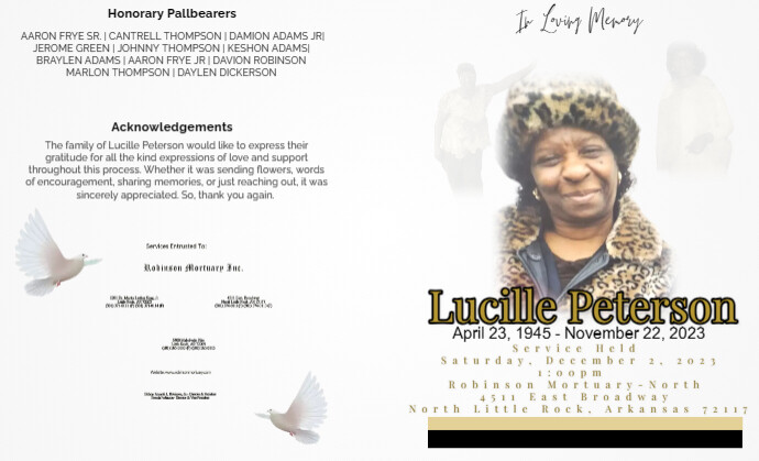 Copy of Lucille Peterson legal booklet cover | PosterMyWall