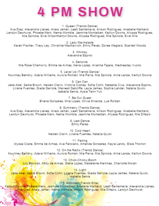 4PM Show | PosterMyWall