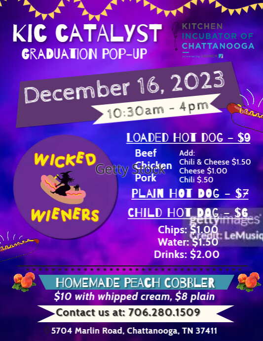 Wicked Wieners Final Purple | PosterMyWall
