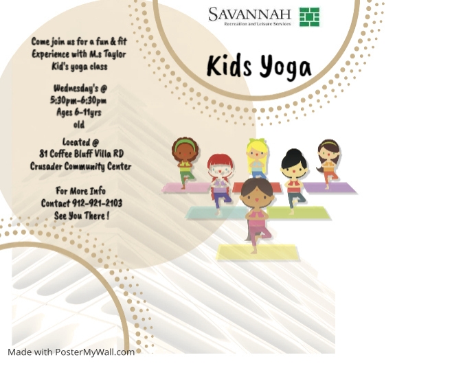 Copy of kids yoga lesson template | PosterMyWall