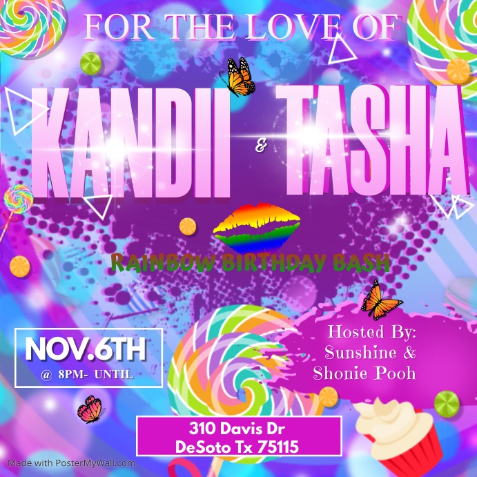 Copy of Candy Land Nightclub Poster | PosterMyWall