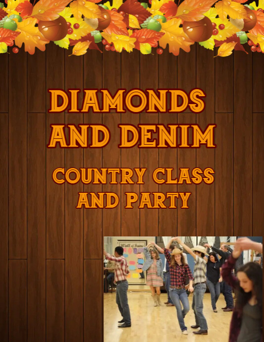 Diamonds and Denim | PosterMyWall