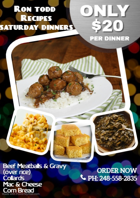 Copy of Food | PosterMyWall