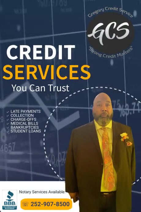 Credit Repair Business Social Media Banner | PosterMyWall