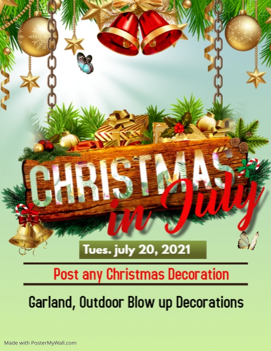 Copy of Christmas flyers,tropical,Merry Christmas | PosterMyWall