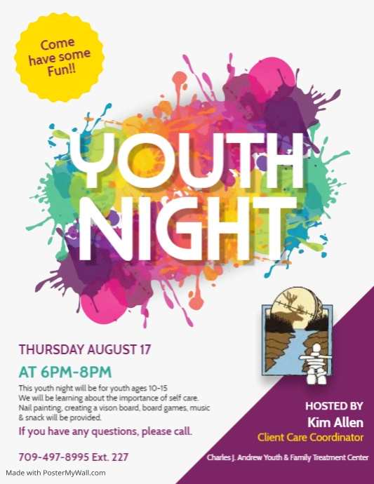 Youth Night | PosterMyWall