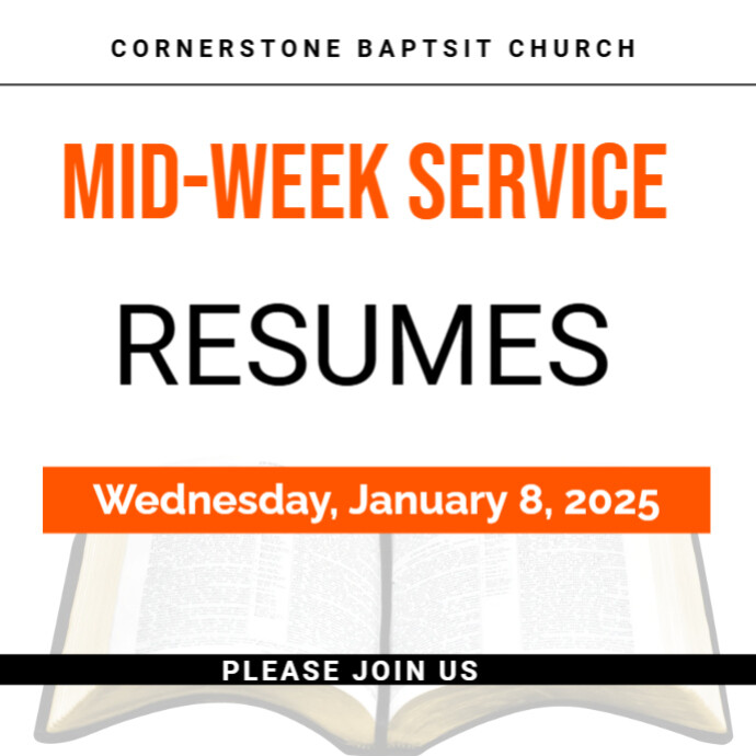 mid week service Template | PosterMyWall