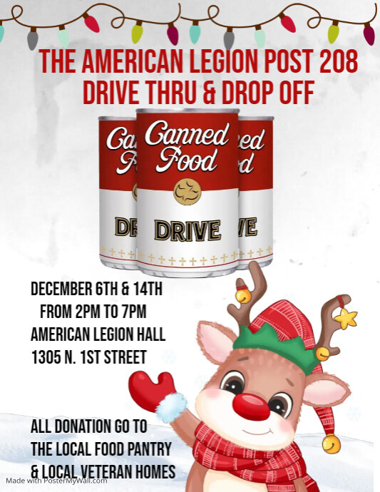 Can food drive | PosterMyWall