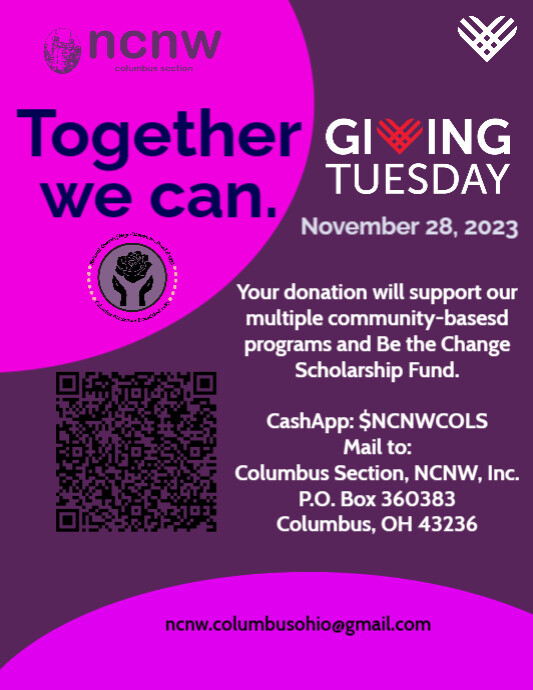 Giving Tuesday ncnw | PosterMyWall