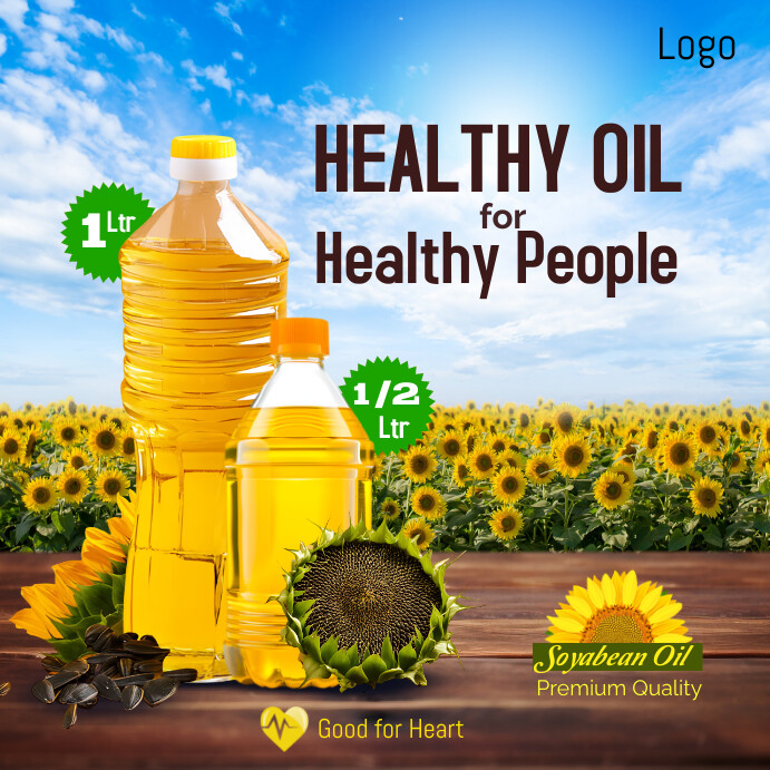 Copy of Edible oil ads for social media and web banne | PosterMyWall